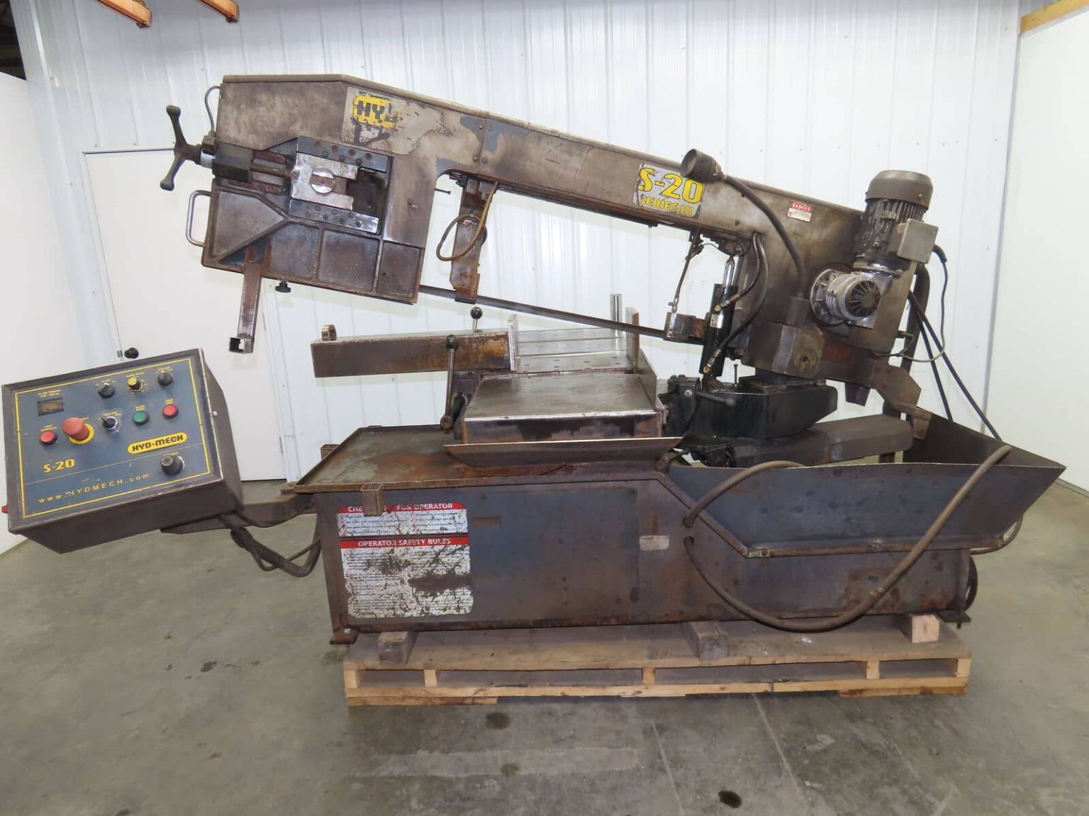 Band Saw Manual Hyd Mech S20 Series III part 2 - Bandsawmanuals