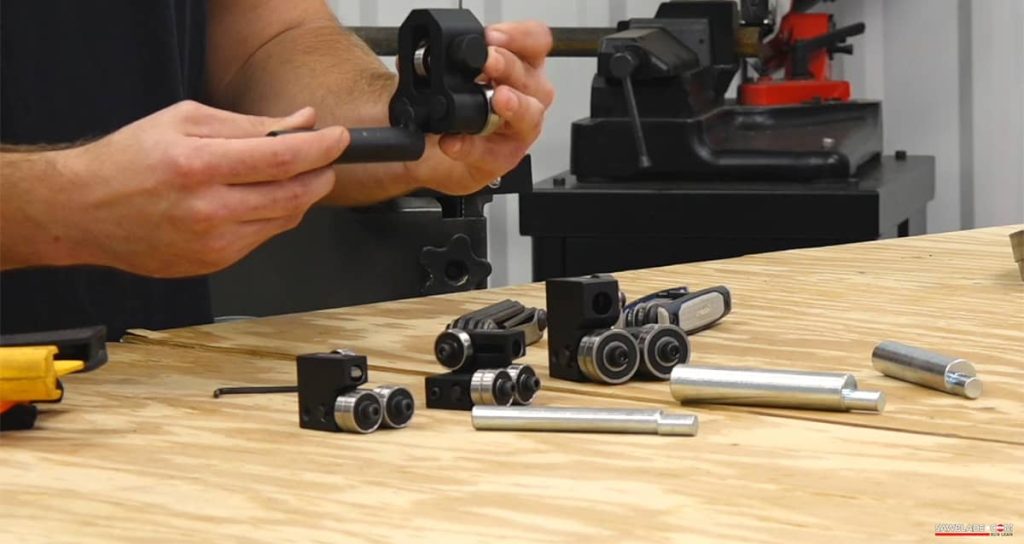 Precision Adjustment of Eccentric Posts for Bandsaw Guide Setup ...