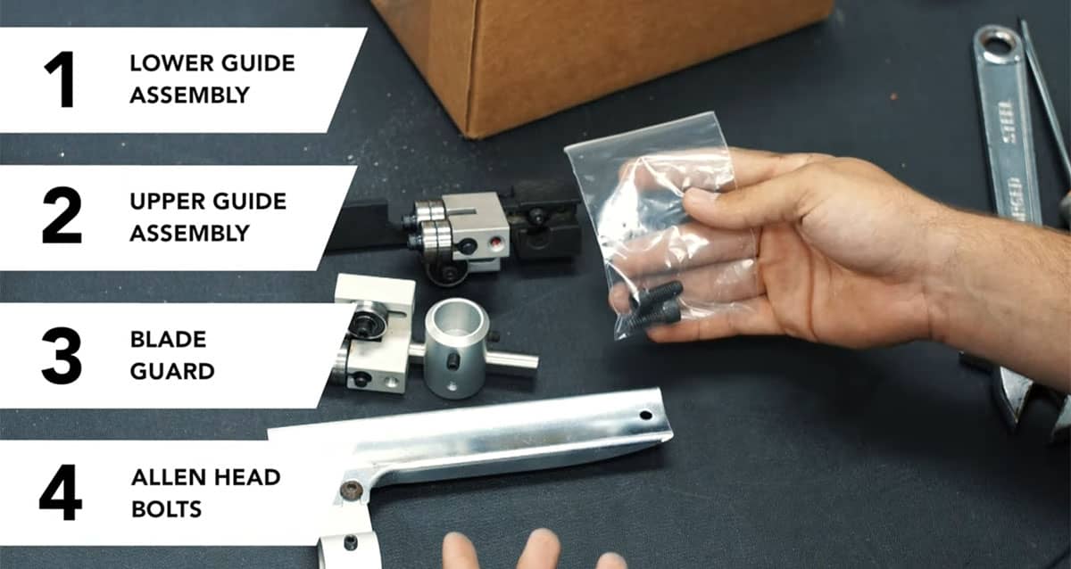Setting Bandsaw Guides for Multiple Blade Width Applications ...